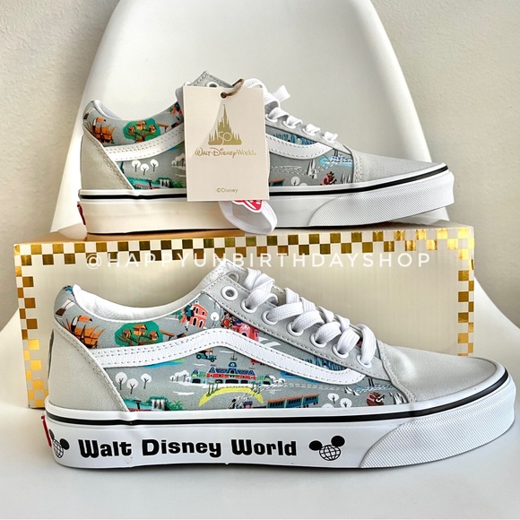 Vans | Shoes | Vans X Walt Disney World 5th Anniversary Sneakers | Poshmark